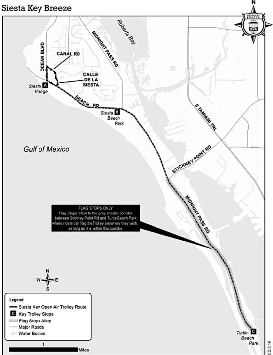 Open-air trolley begins its runs on Siesta Key