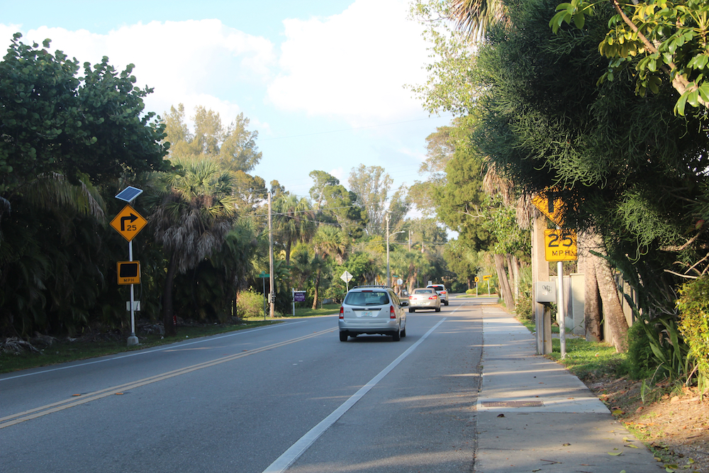 FDOT warning signs about curve at Higel and Siesta Feb. 19 2019 small ...