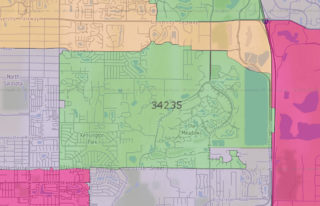 34235 zip code map Sarasota May 2020 from www.zipmaps.net