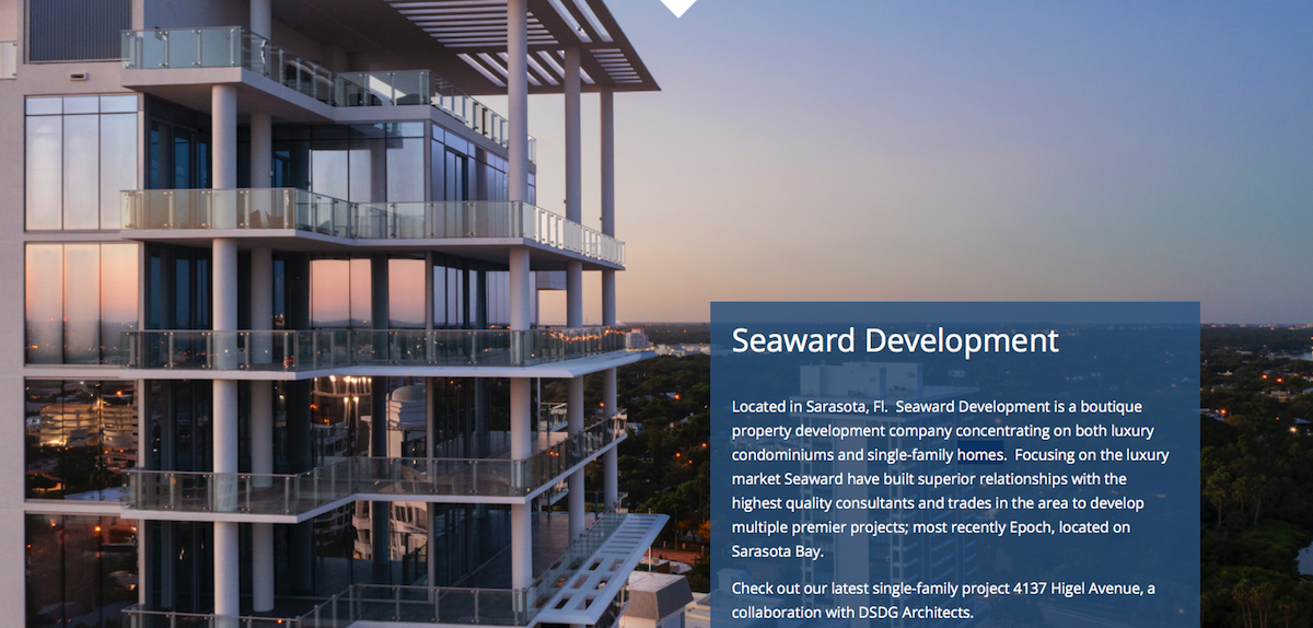 Seaward Development website banner June 2022 – SARASOTA NEWS LEADER